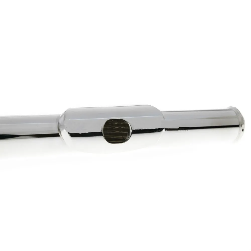 DHgate.com:High Quality Silver Plated 17 Key Open Hole Flute Instrument ...