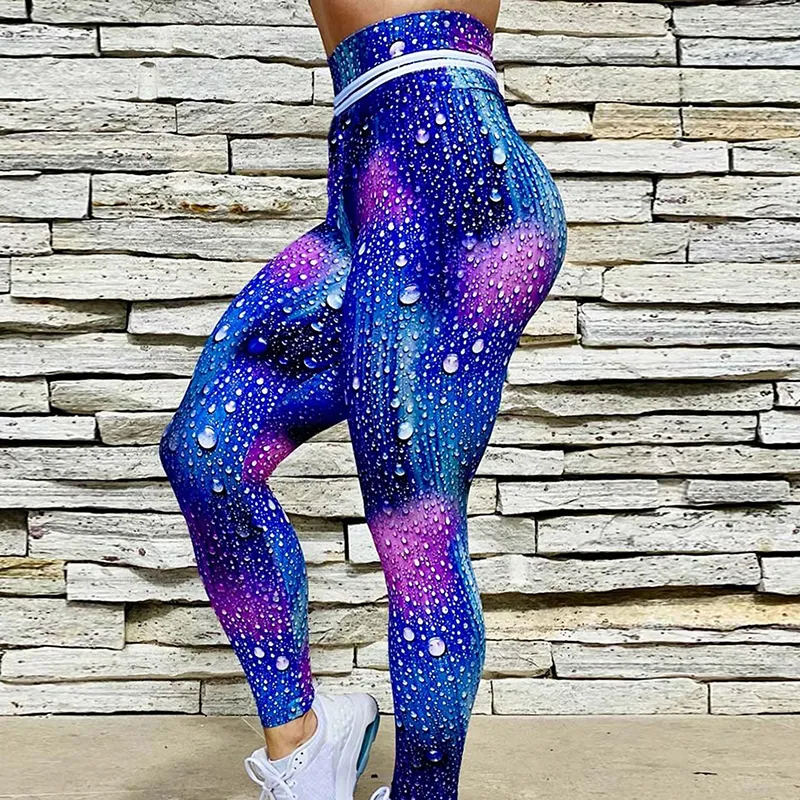 DHgate.com:Womens Printed Yoga Leggings: Soft High-Waisted Spandex ...