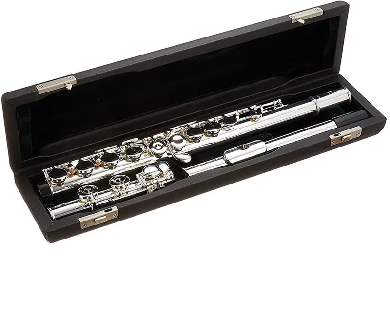 DHgate.com:Professional Silver-Plated Flute - 17 Key Open Hole, C Tone ...