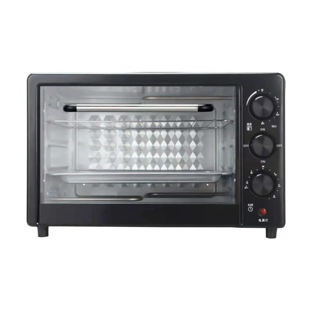 48L Multi Function Electric Household Oven with Black Stainless Steel Finish 220V EU KR Plug