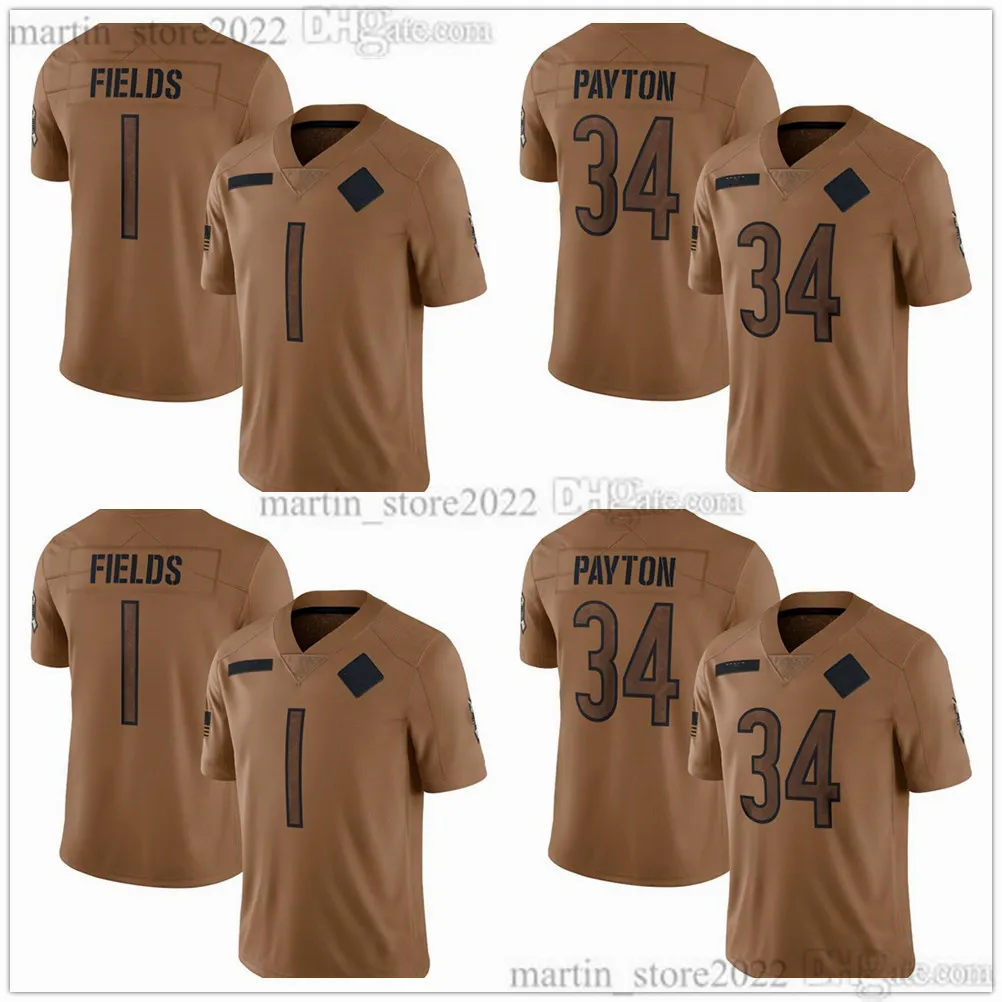 Salute To Service Limited Edition Jerseys: Honor the Bears! Payton ...