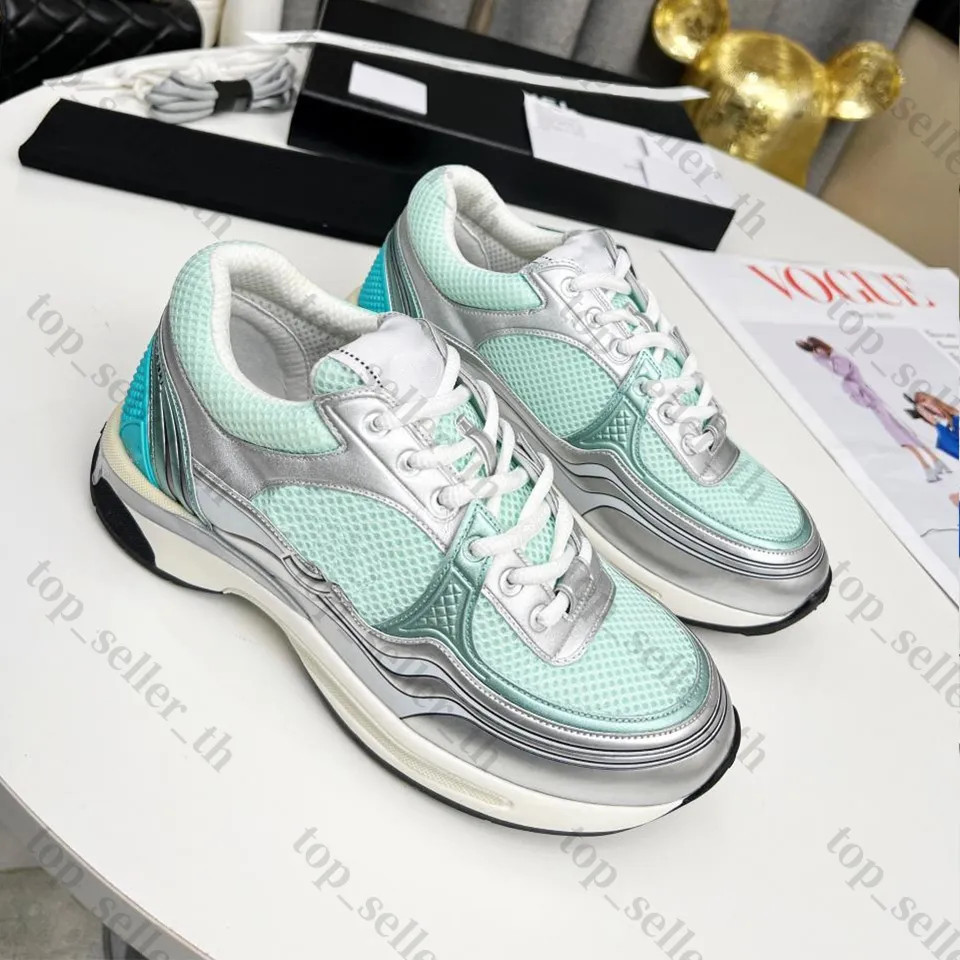 Designer Sneaker Women Sneakers Men Shoes Laminated Trainer Reflective ...