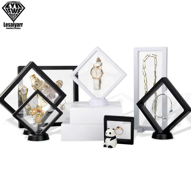 Jewelry Display Boxes PE Film Floating Display Case ... From Jiao06, $8 ...