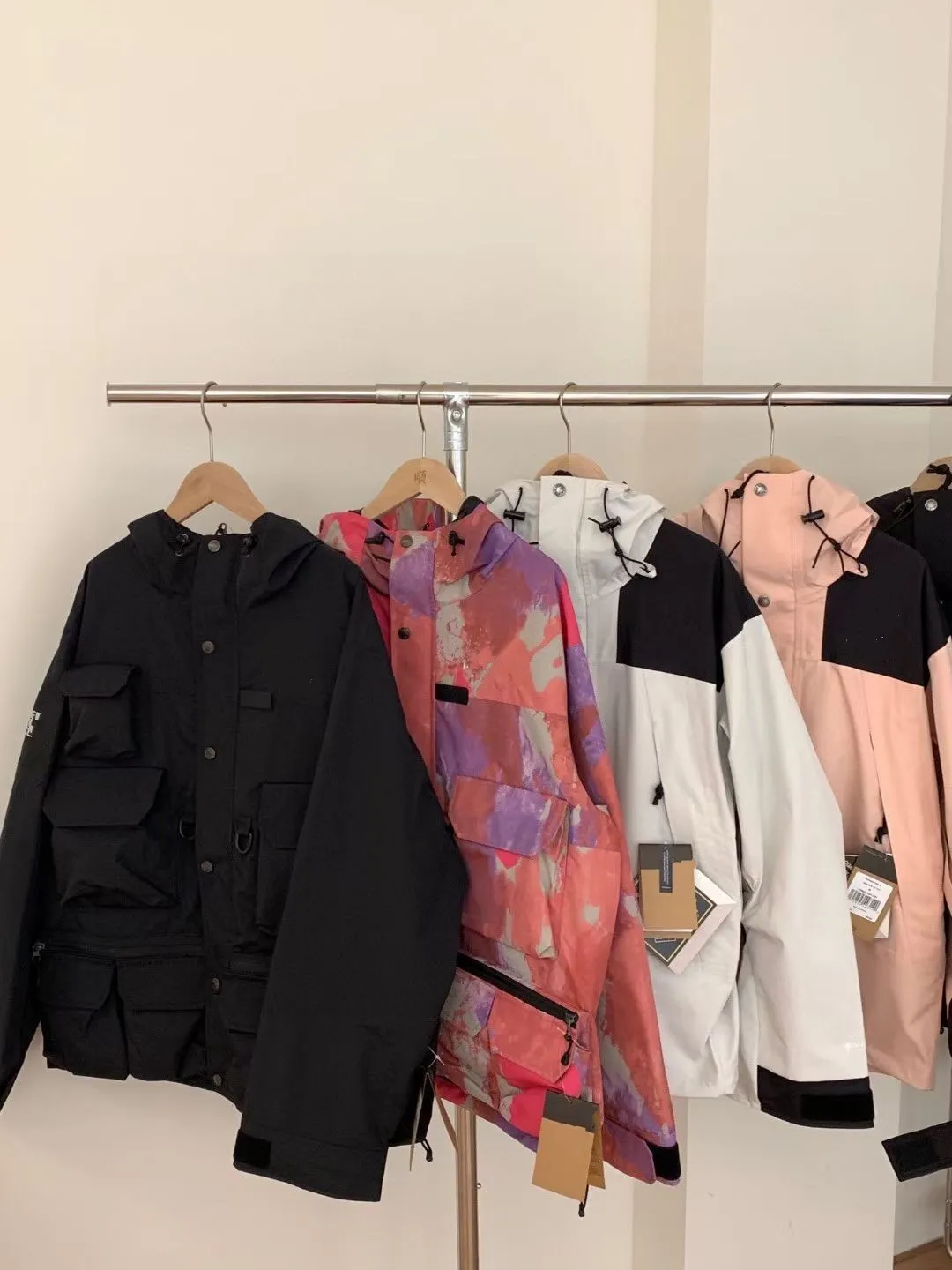 DHgate.com:Mens women patchwork Jackets Streetwear Casual Color ...