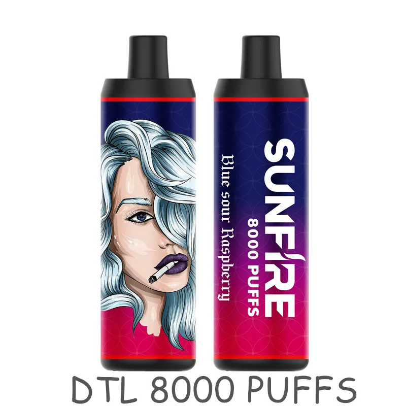 Authentic Sunfire Puff 8000 Disposable Vape 9000 Electronic Cigarette