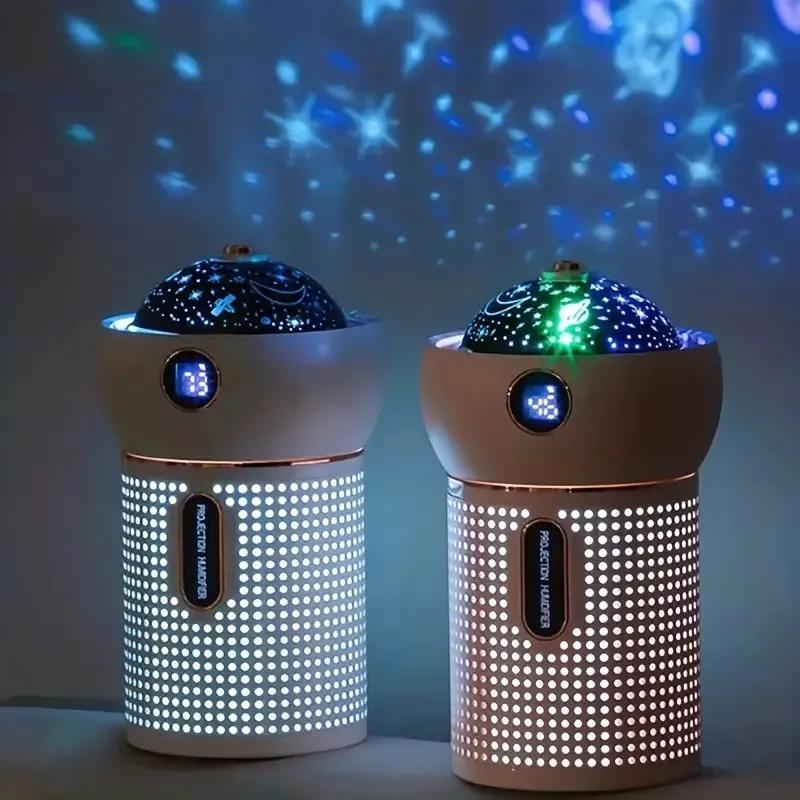 DHgate.com:1pc 630ml Star Lamp Projection Humidifier, Rotary Night Lamp ...