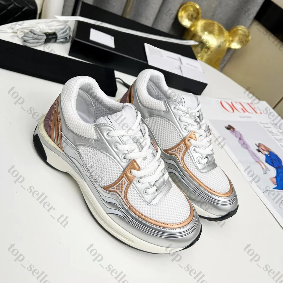 Designer Sneaker Women Sneakers Men Shoes Laminated Trainer Reflective ...