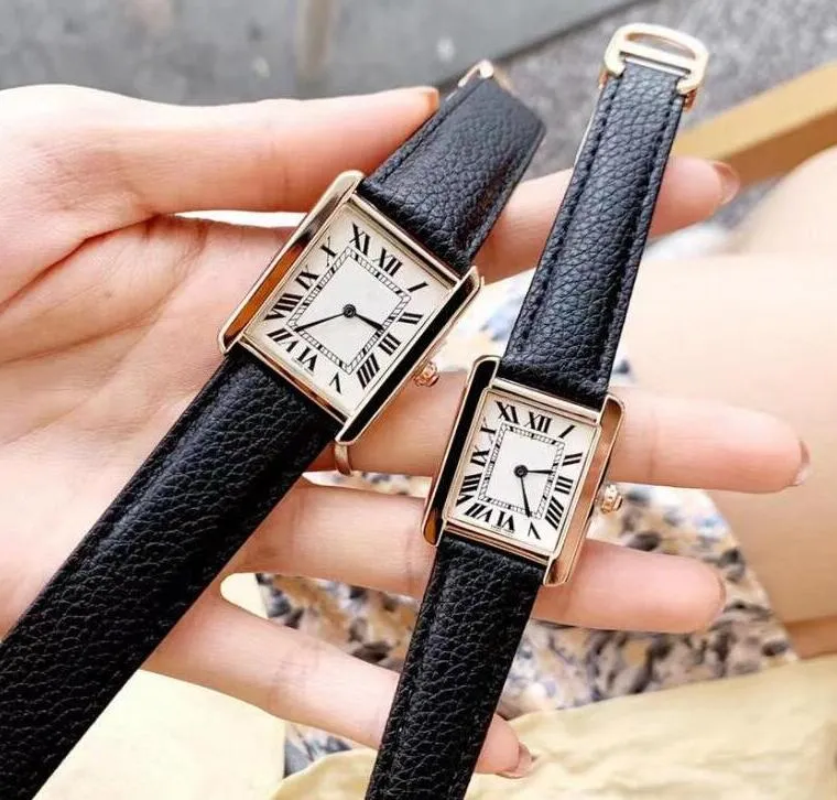 DHgate.com:Retro Roman Tank Dial Watches for Men and Women, Quartz ...