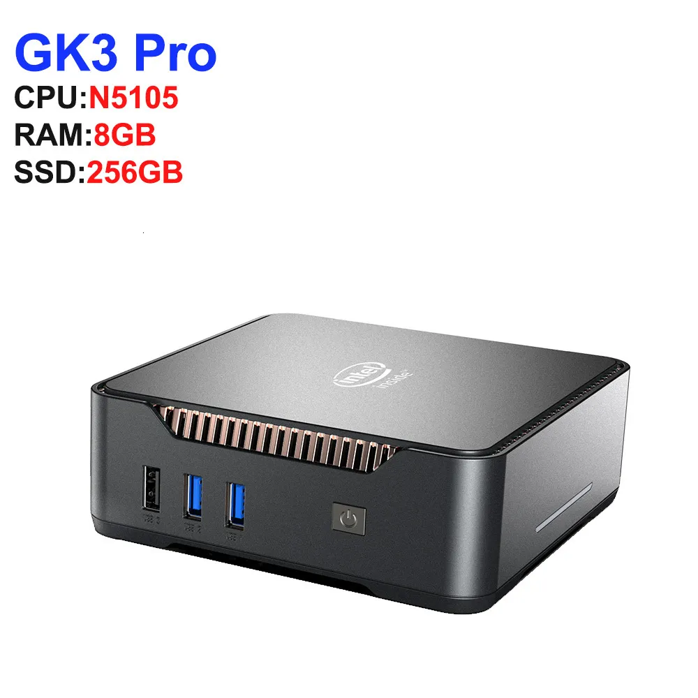 Intel N5105 Mini Pc GK3V Mini PC Intel Alder Lake N95 Celeron N5105 8GB ...
