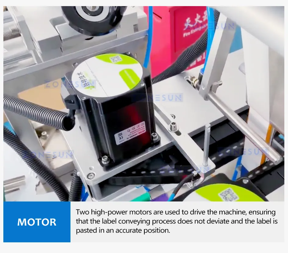 ZONESUN Automatic Label Applicator Corner Wrap Label Maker For Boxes ...