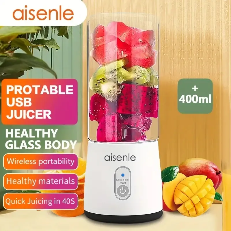 DHgate.com:A206 Juicer Milkshake Blender USB Juice Machine Glass ...