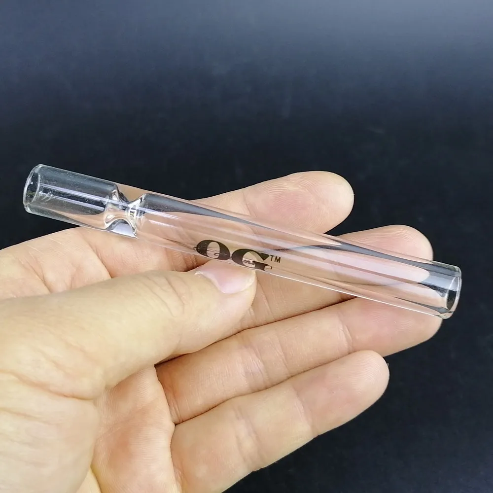 4 Inch Glass One Hitter Pipe 100mm OG Steamroller Taster For Discreet ...