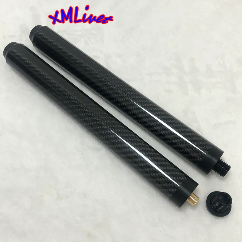 DHgate.com:Black Carbon Fiber Billiard Cue Extension Set with Bumpers ...