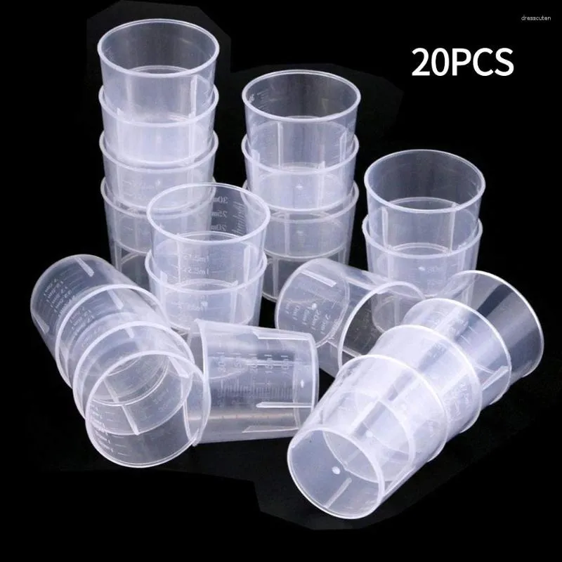 DHgate.com:20pcs Plastic Measuring Cups Set for Kitchen, Lab, Bar ...