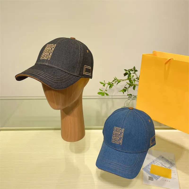 Baseball Hats Fitted Denim Caps For Men & Women Stylish Visor ...