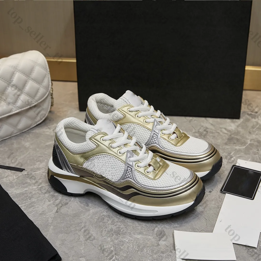 Designer Sneaker Women Sneakers Men Shoes Laminated Trainer Reflective ...