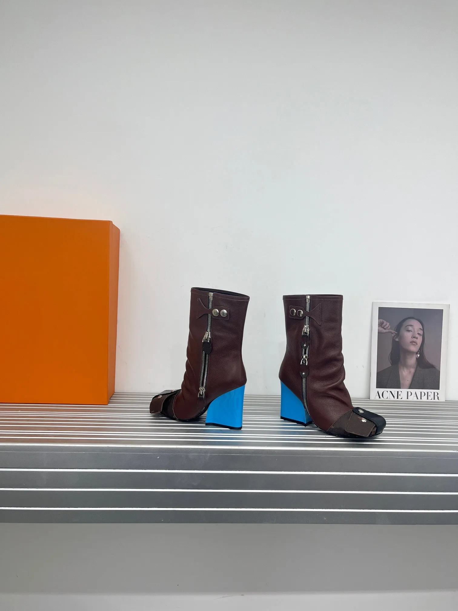 Shake Laureate Metal Studded Back Zip Booties Are A... From Wbstore ...