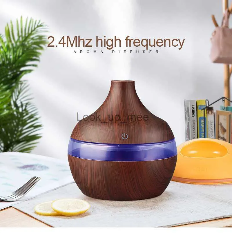 DHgate.com:USB Mini Humidifier with Wood Grain, 300ML Capacity ...