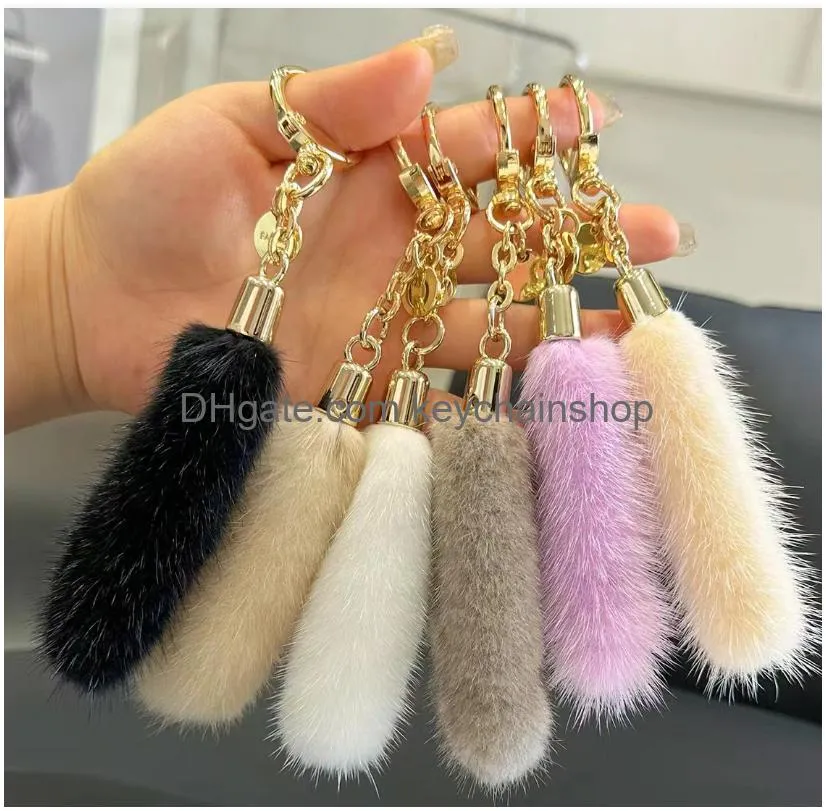 DHgate.com:Cute Fluffy Plush Keychain Bag Accessories Decor Car Pendant ...