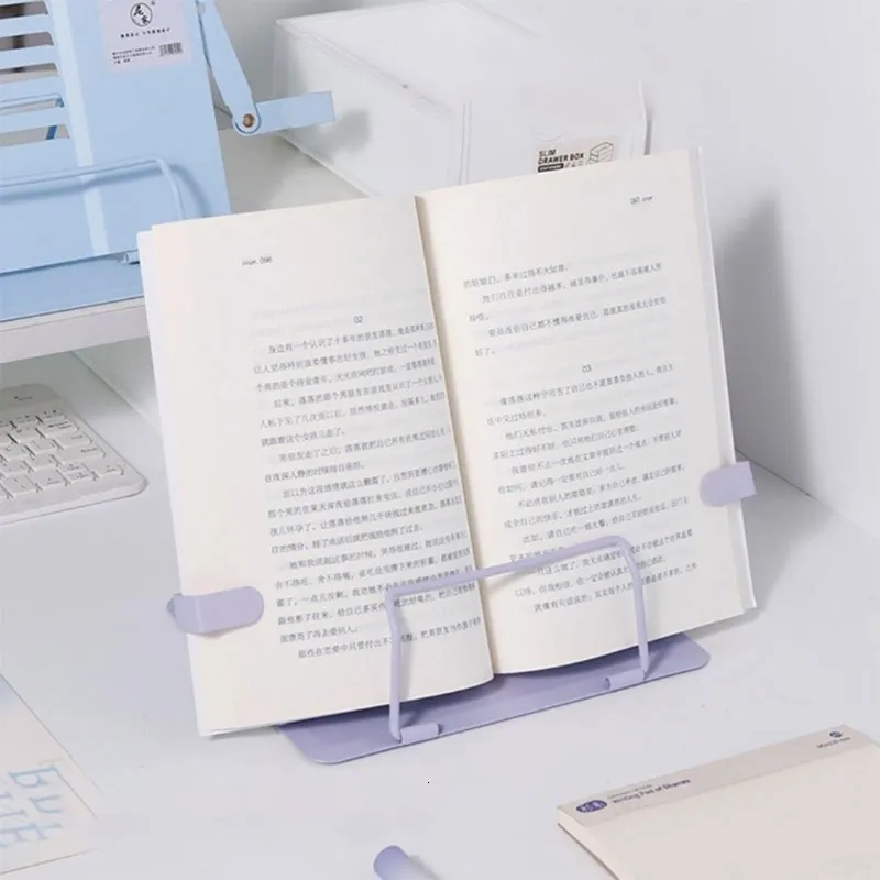 DHgate.com:Heavy-Duty Adjustable Metal Book Stand for Desk Reading and ...