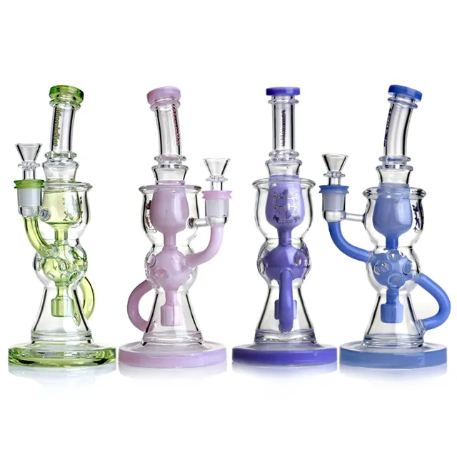Recycler Matrix Perc Glass Fab Klein Bongs Bubbler Percolator Bongs Hookahs Water Pipes Bowls ...