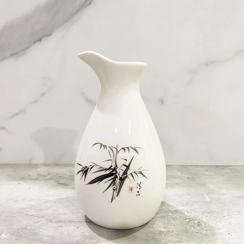Ceramic Baijiu Dispenser - 1kg Hip Flask, Yellow Rice Wine Pouring ...