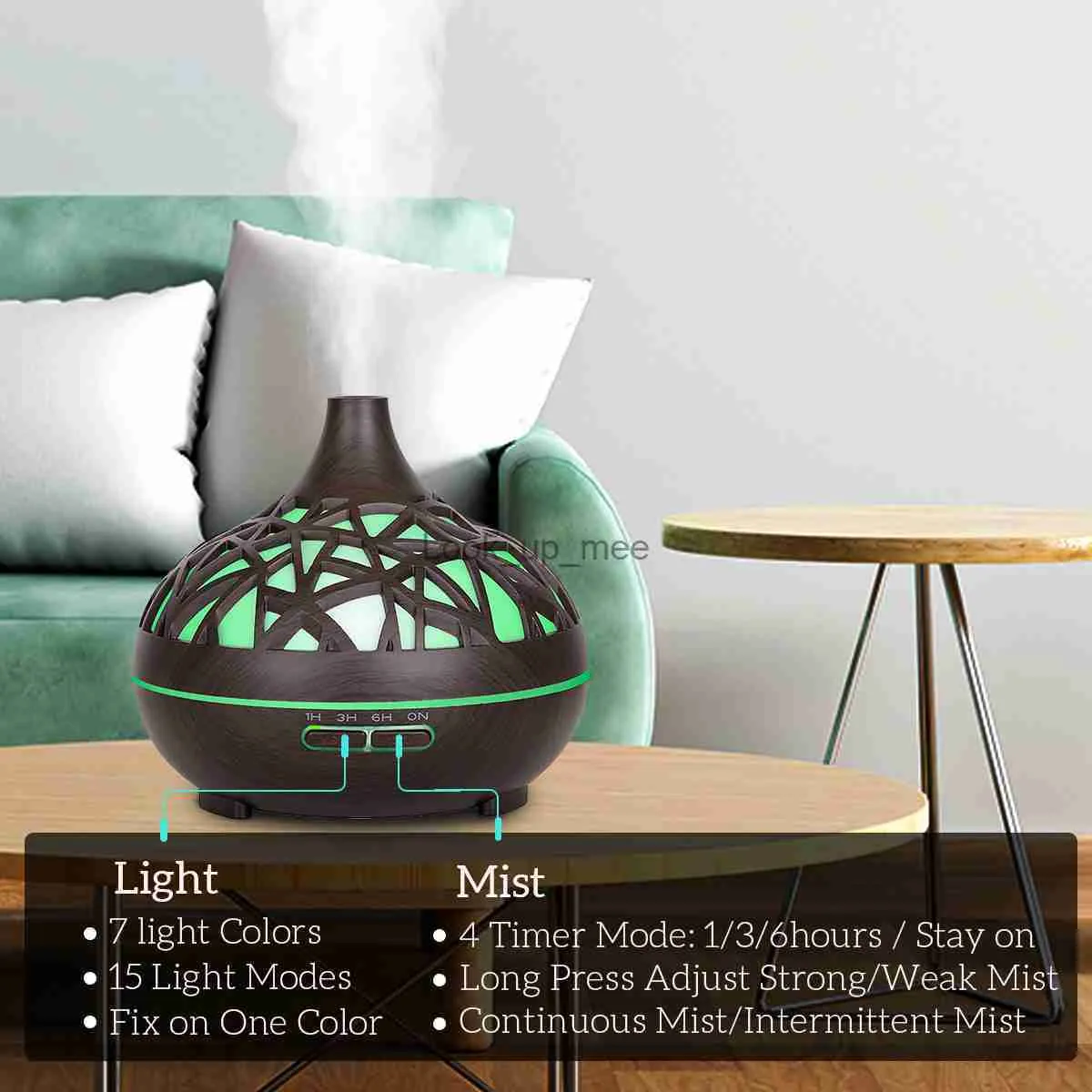 DHgate.com:Humidifier Aromatherapy Diffuser, 7-Color LED Cool Mist ...
