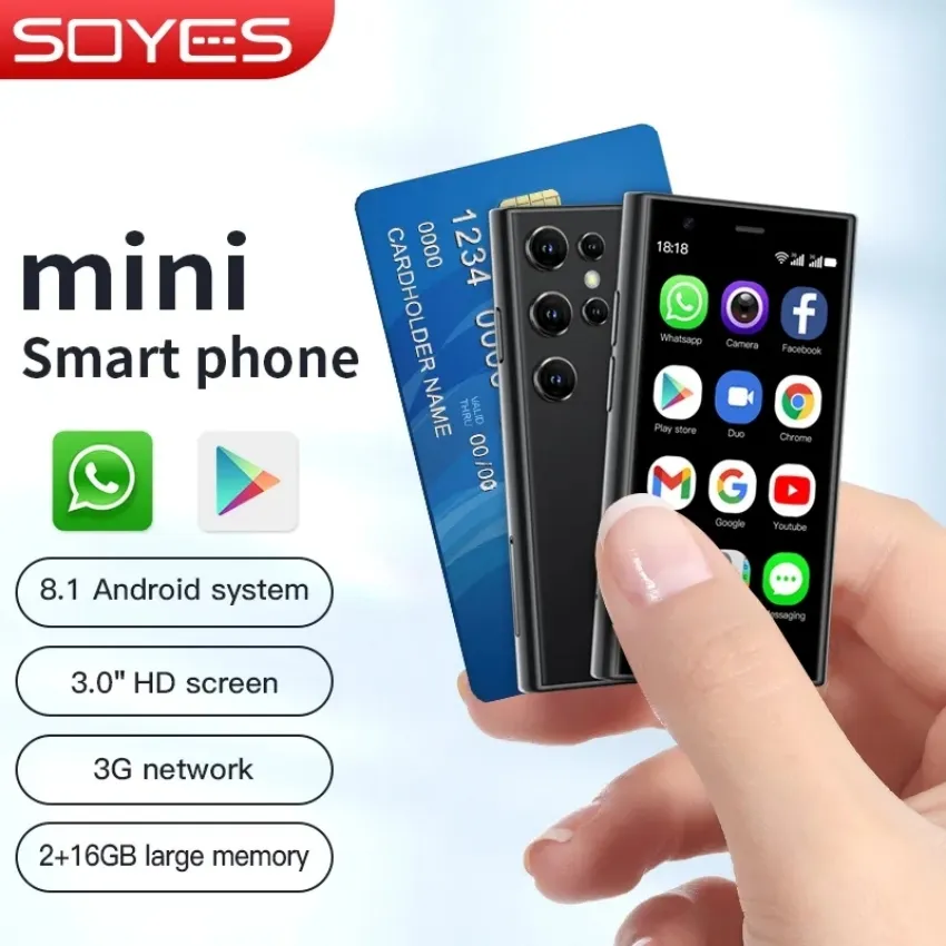 Suministro Al Por Mayor Desbloqueado SOYES S23 Pro Mini Smartphones Red ...