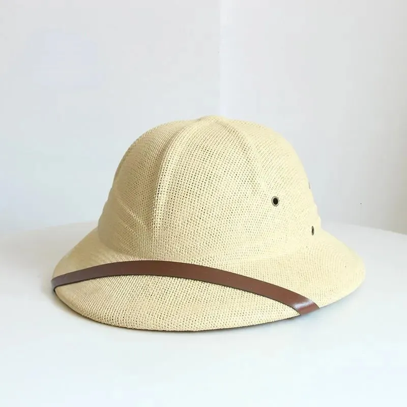 Vietnamese War Army Straw Bucket Hat Unisex Outdoor Vacation Hat For ...