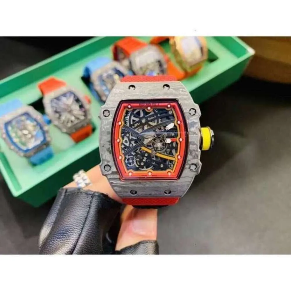 Richie Miller Mechanical RM67-02 Skeleton Watch: Men's Luxury Carbon ...