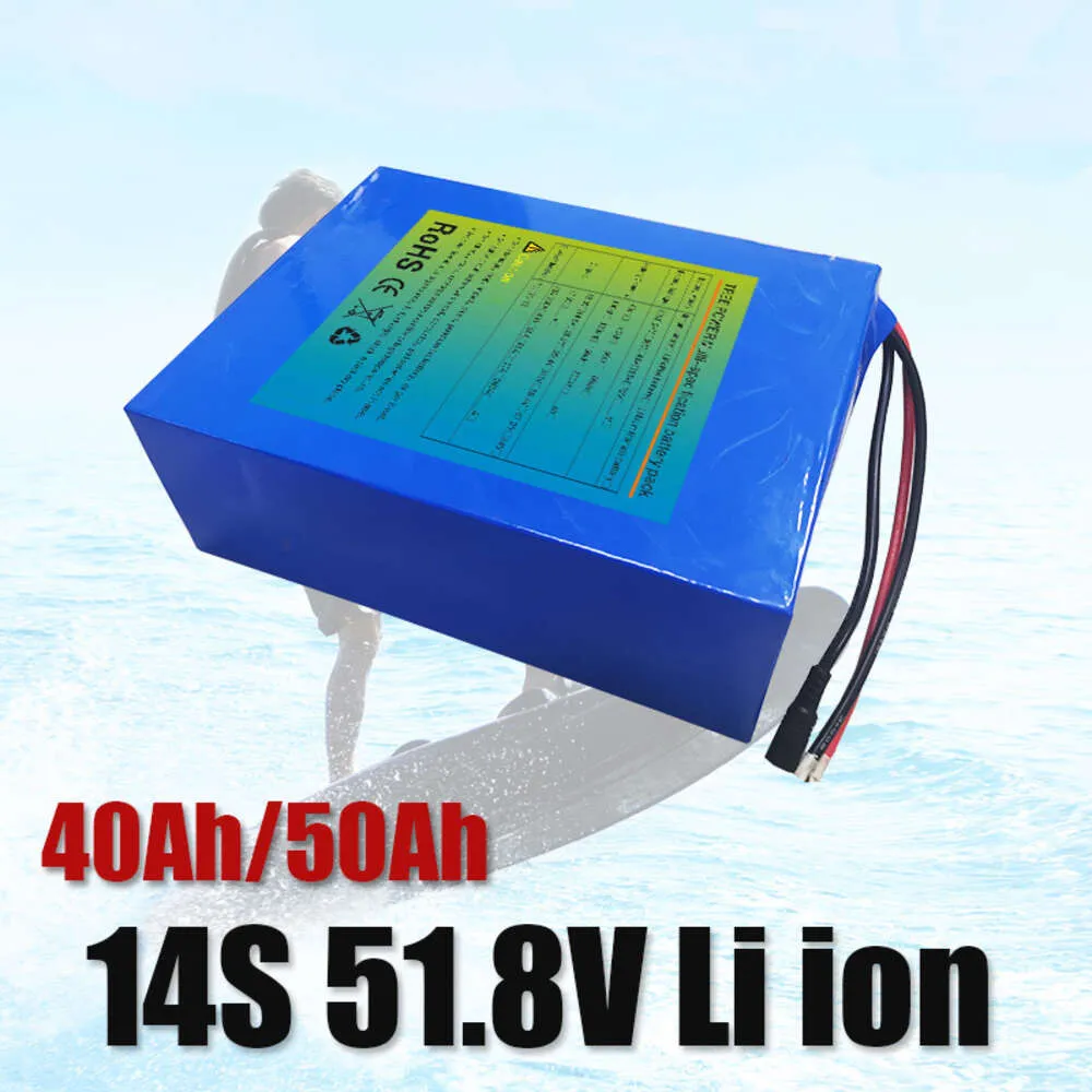 Surfing Board Lithium 14S BMS 52V 50Ah 40Ah Li Ion Battery Pack 58.8V ...