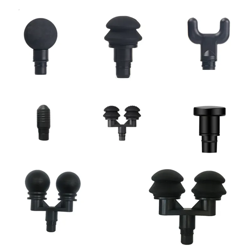 Full Body Massager Universal Fascia Gun Massage Head Silicone Massage ...