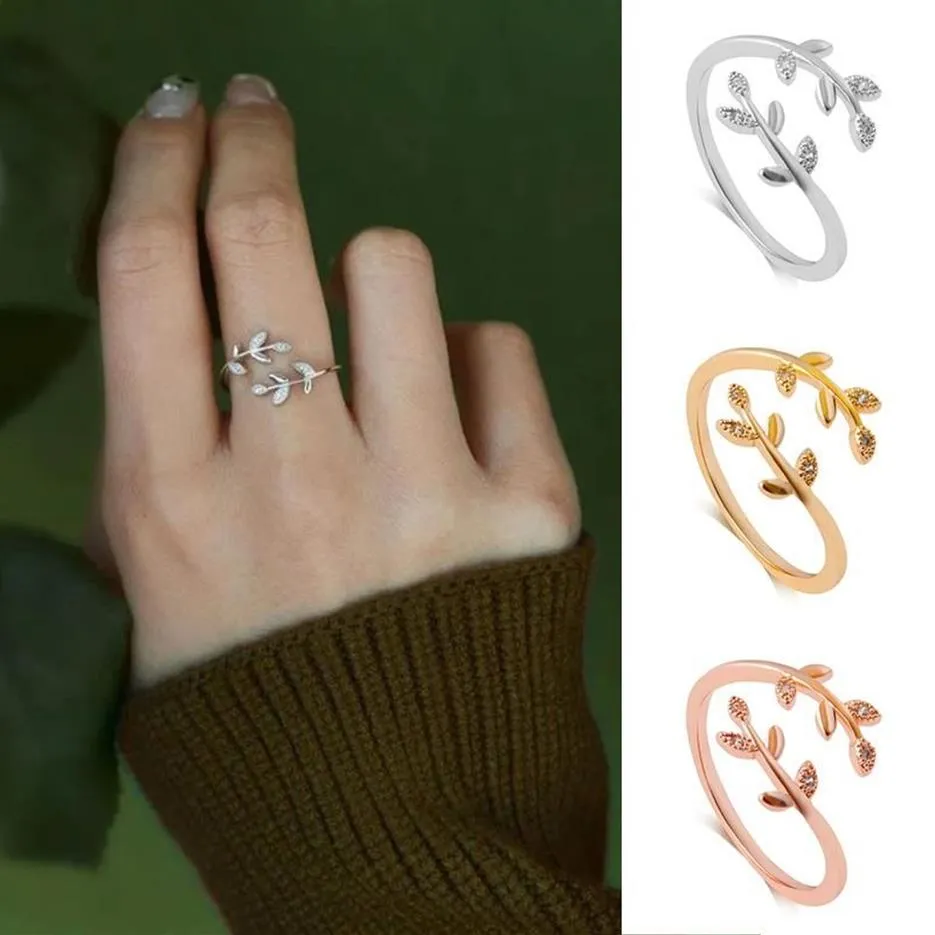 Adjustable Leaf Amazon Ring Perfect Gift For Girls And Women Grow Through What You Go J99Store ...