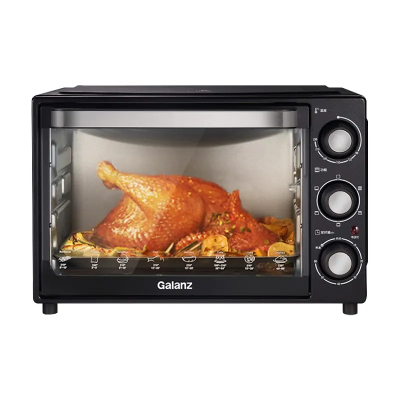 DHgate.com:32L Electric Oven, Stainless Steel Double-bridge Rotating ...