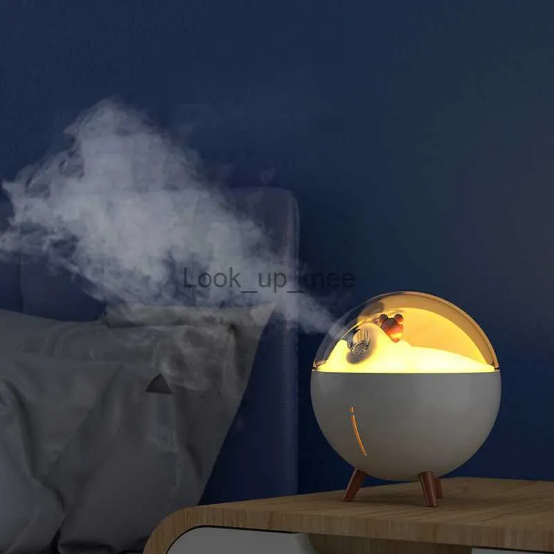 DHgate.com:USB Air Humidifier, 260ML Quiet Space Bear with LED Light ...