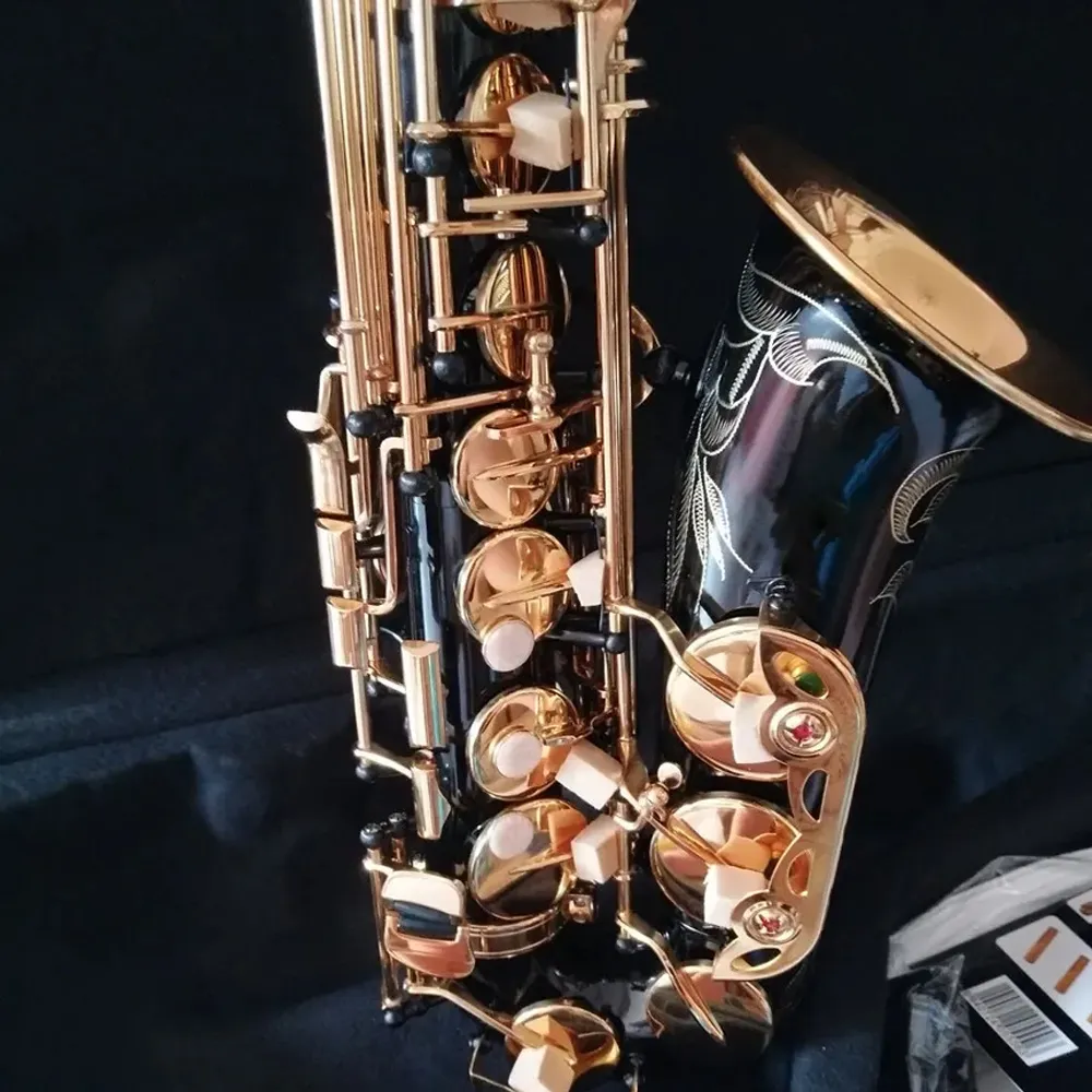 DHgate.com:Professional Alto Saxophone Eb Black Gold Key 82Z Classic ...