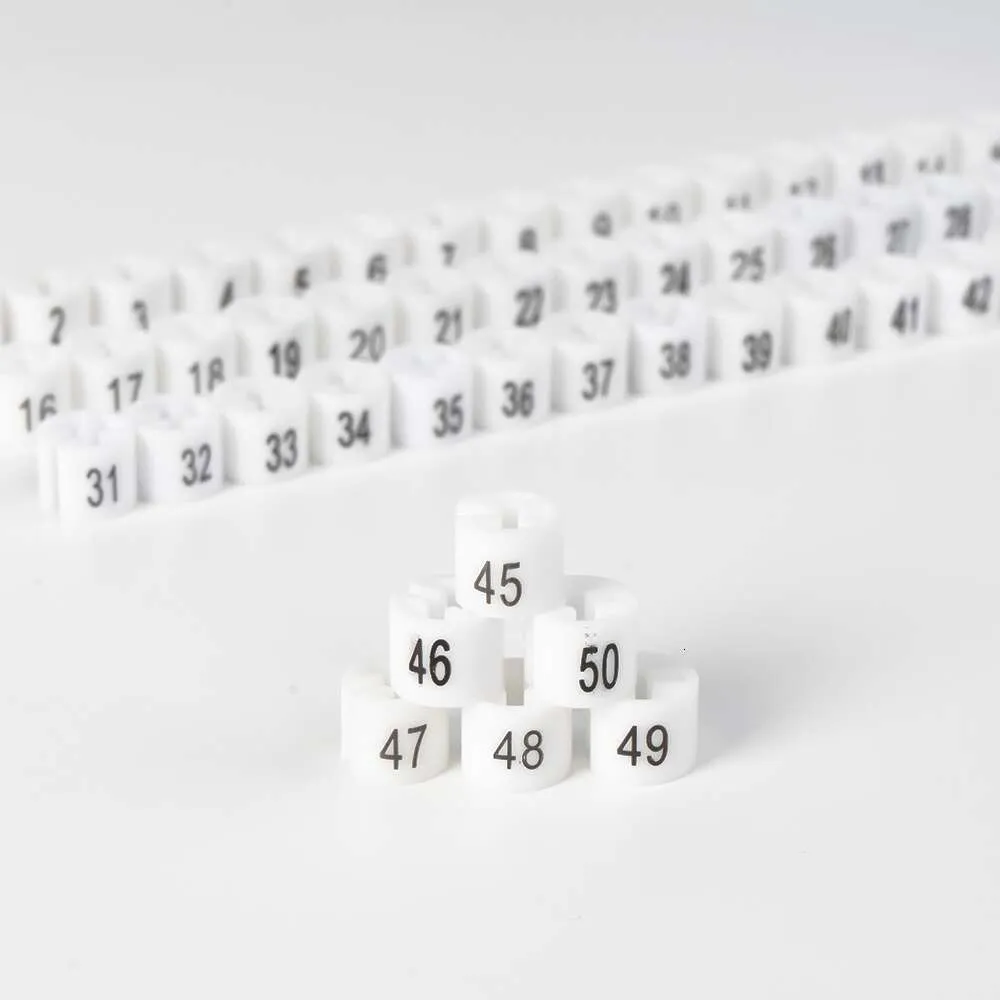 Clothes Hanger Number Markers for Retail Stores, 22-64, Adjustable 3.5 ...