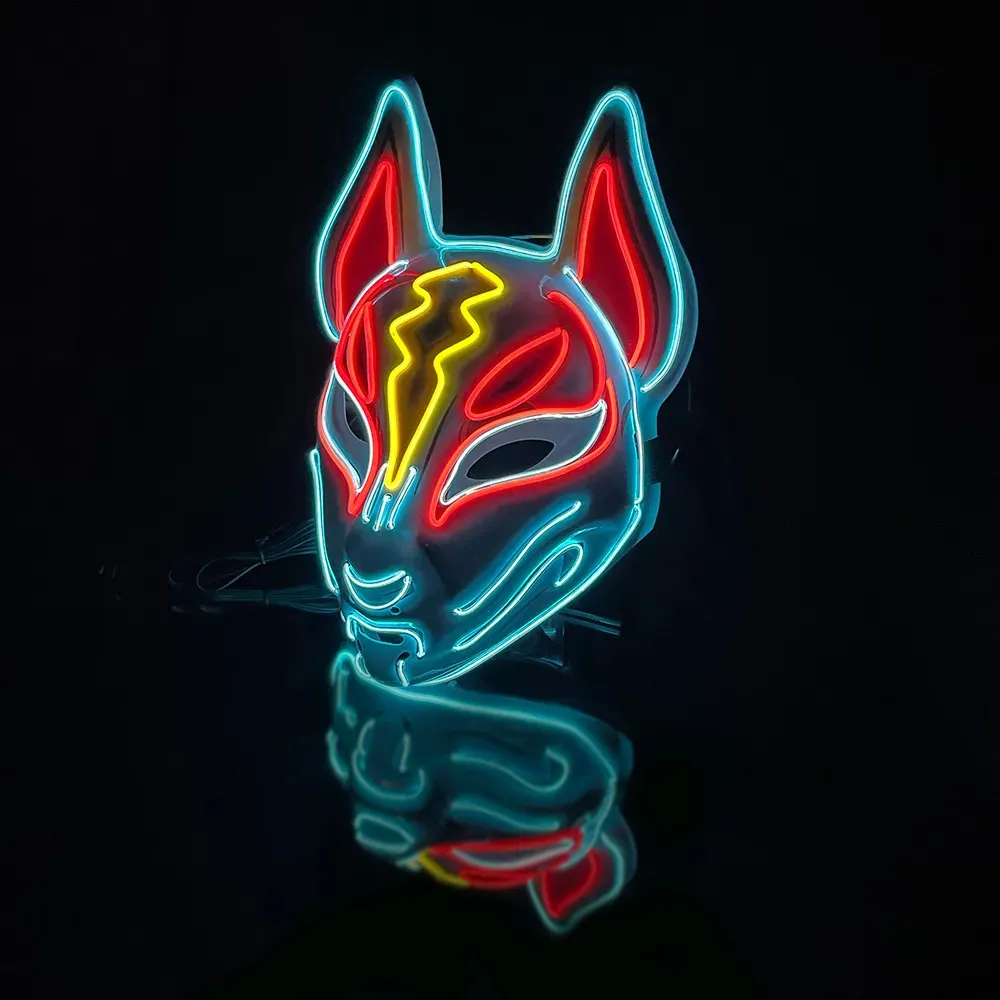 DHgate.com:Glowing Neon LED Purge Masks for Halloween, Masquerade ...