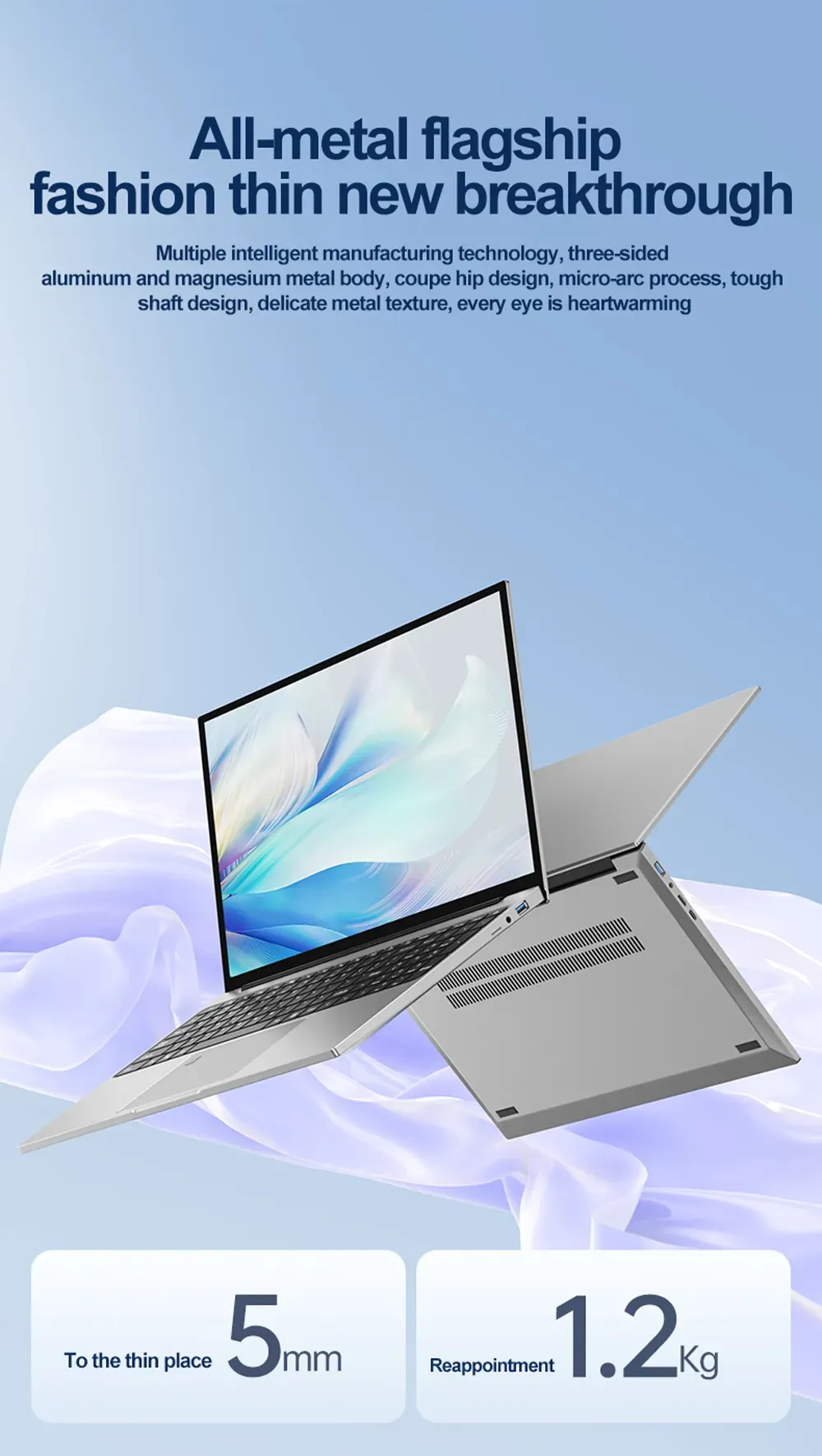 New 2024 Intel Windows 11 Laptop, 16 2K HD Screen, 16GB RAM, 2TB SSD ...