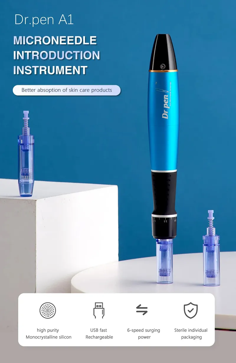 Dr Pen Ultima A1 Wireless Microneedling Mistral Pen Kit With 12 ...