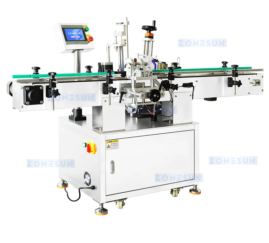 Zonesun Automatic Tapered Label Applicator Bottle Labeling Machine ZS ...