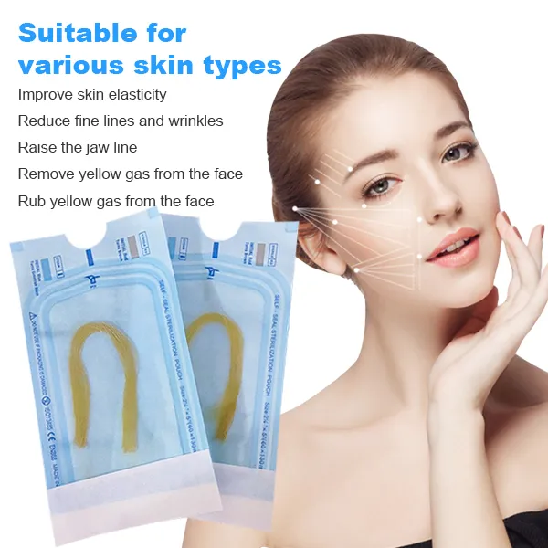 DHgate.com:Professional Silk Collagen Threads for Face Lift and Tightening, V-Engraved Protein ...