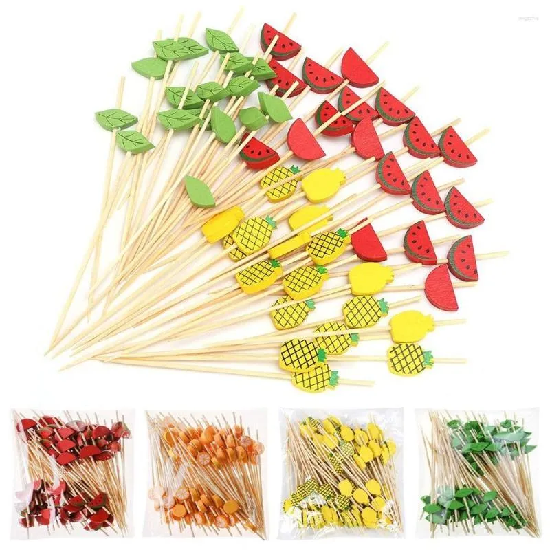 Disposable Bamboo Picks: Eco-Friendly 100-Pack Cocktail Party Supplies ...