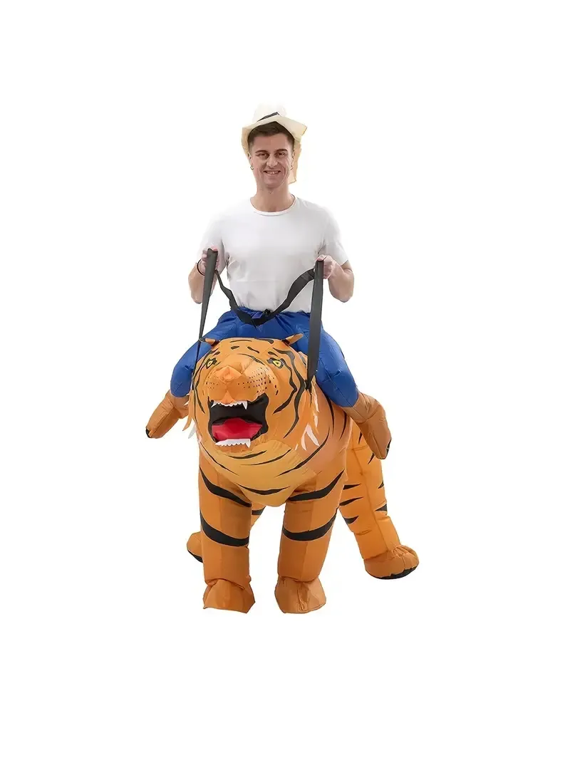 Funny Inflatable Tiger Costume for Men - Great for Costume Parties and ...