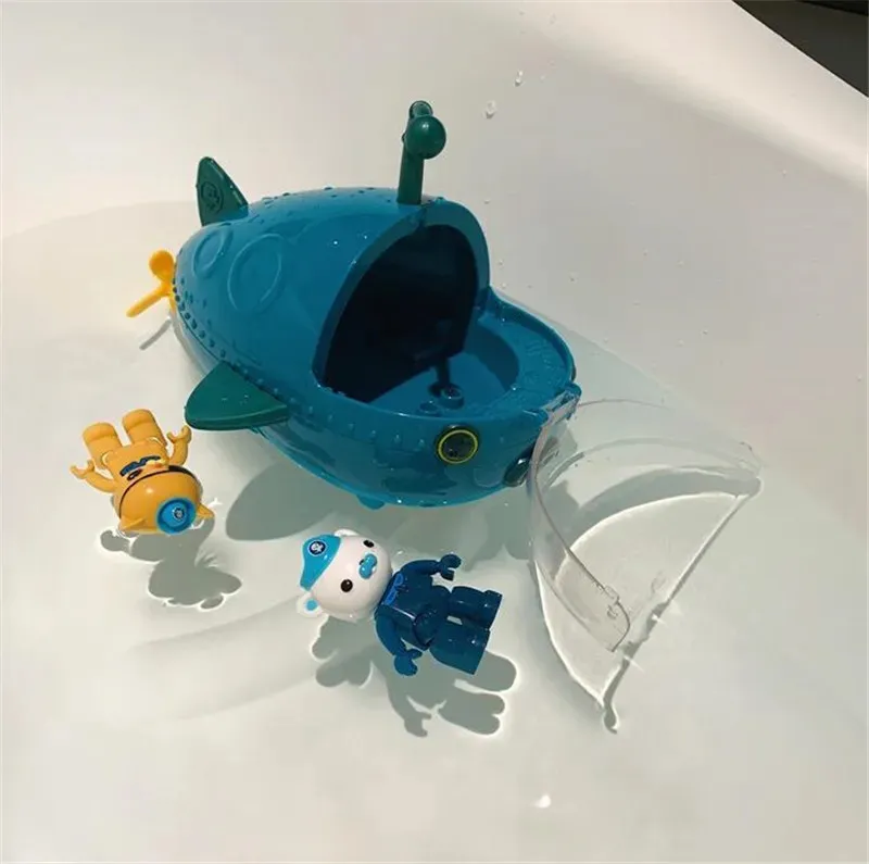 Sea Creature Bath Toys Submarine With Figures Kids' Water Toy Boat For ...