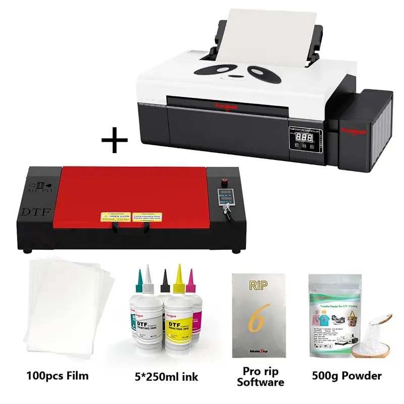 DTF A4 Procolored Direct To Film Transfer Best Color Printer For Garment Printing On T Shirts ...