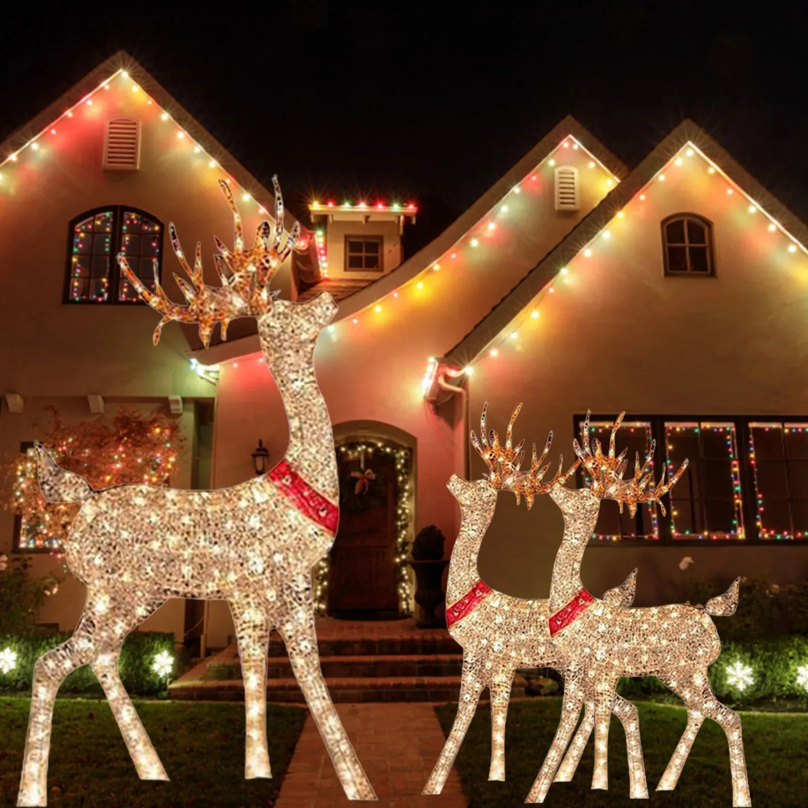 Lighted Christmas Reindeer Decoration LED Christmas... From Phonegear ...