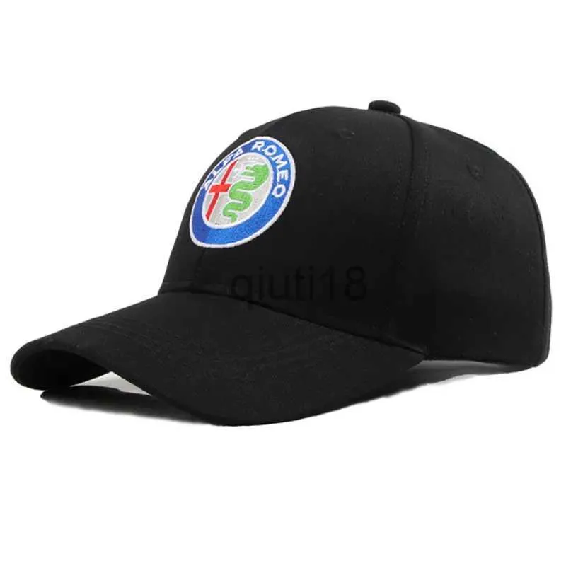 Alfa Romeo Snapback Ball Cap Embroidered Cotton Baseball Hat For Men ...