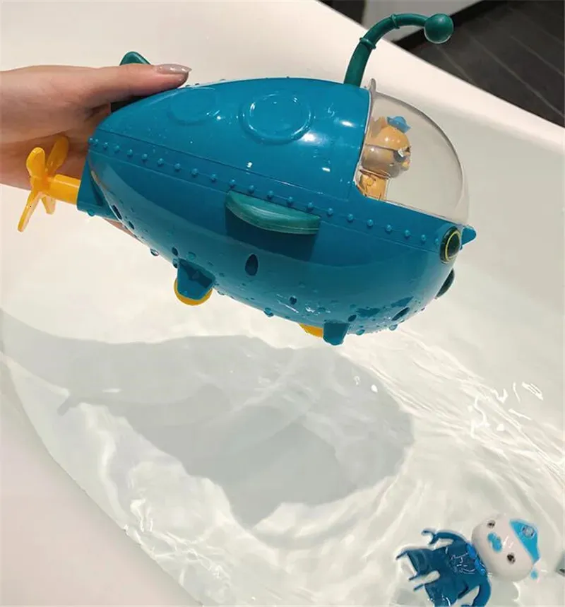 Sea Creature Bath Toys Submarine With Figures Kids' Water Toy Boat For ...
