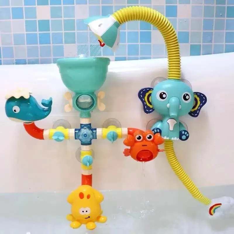 DHgate.com:Suction Cup Water Game Giraffe & Crab Faucet Spray Bath Toy ...